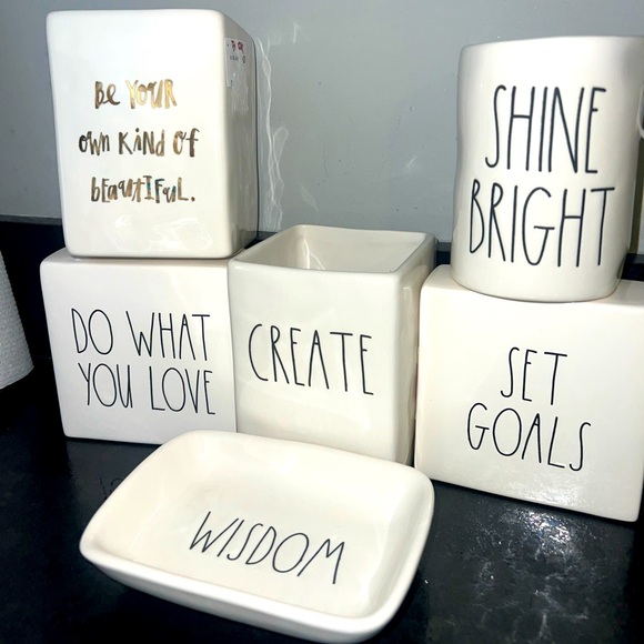 Rae Dunn | Storage & Organization | Rae Dunn Encouraging Words ...